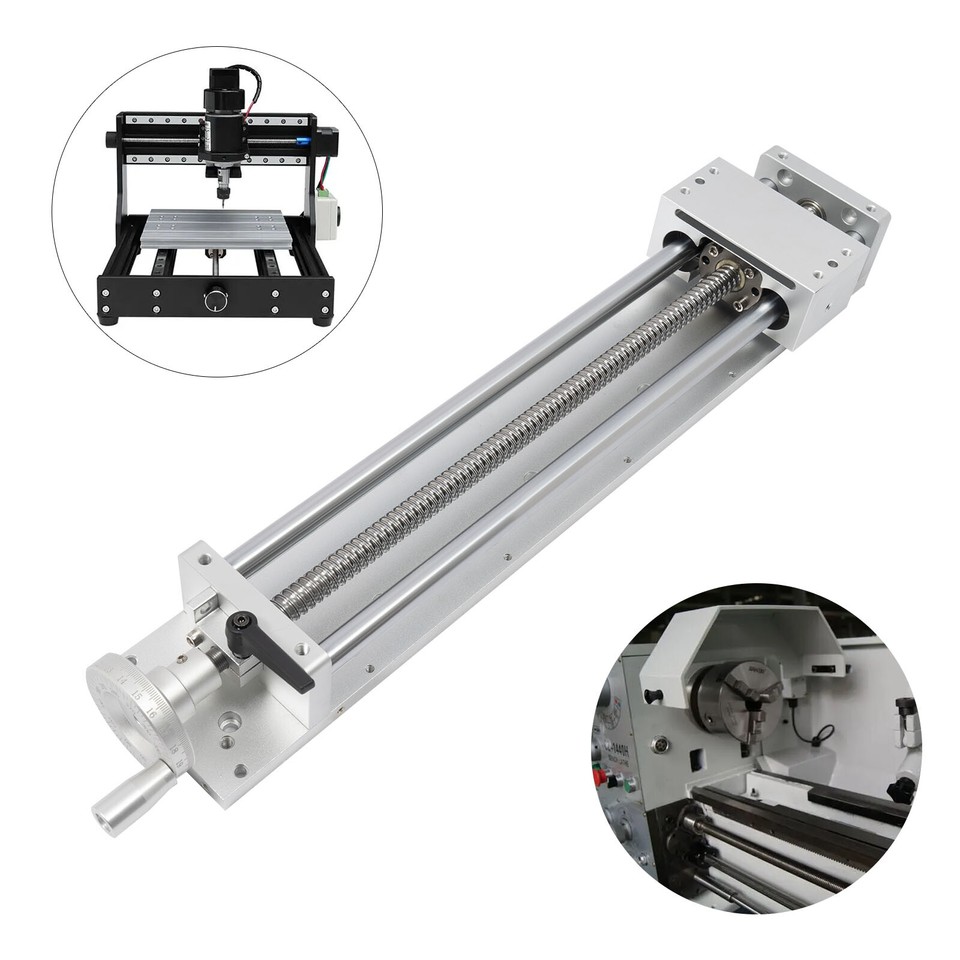 Manual CNC Sliding Table SFU1605 400mm Cross Slide XYZ Axis Linear | eBay