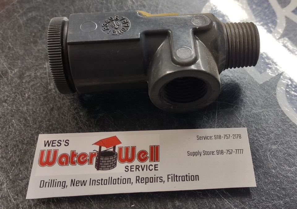 New Merrill 1/2" PVC Pressure Relief Valve for Water Well Installation ...