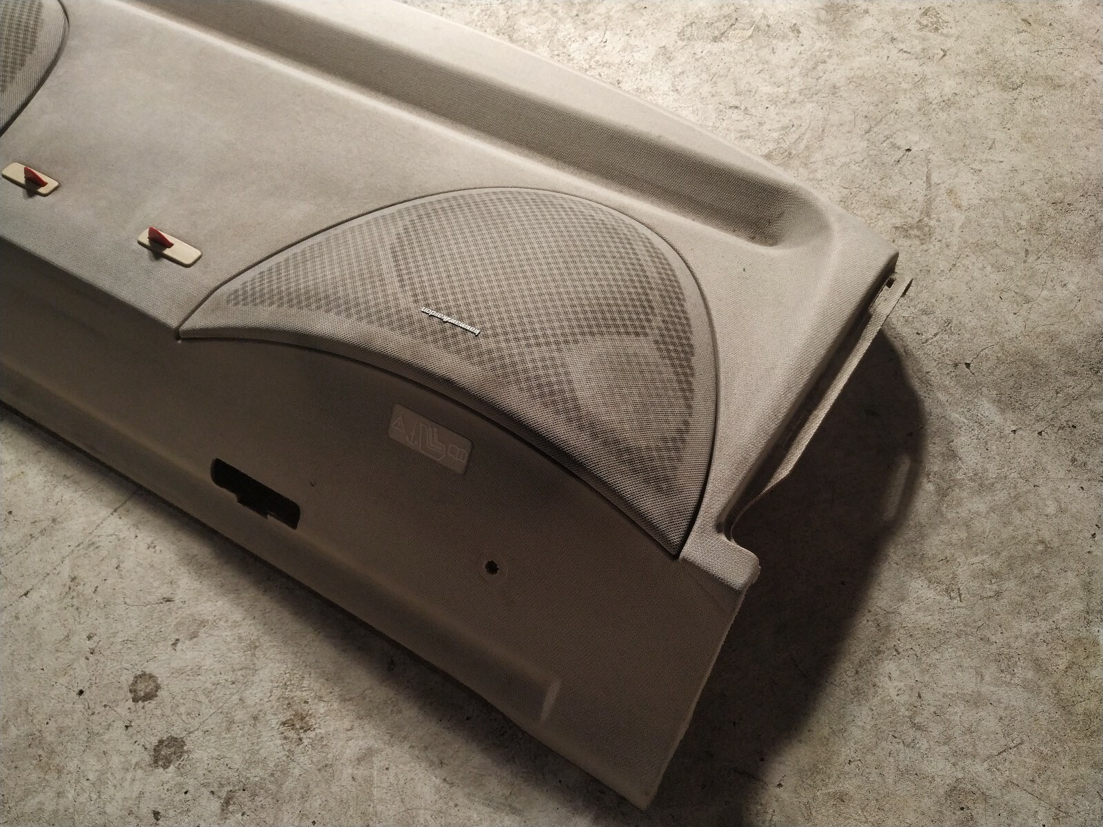 2003-2009 Mercedes W209 CLK CLK350 CLK500 Rear Deck Speaker Panel Shelf ...