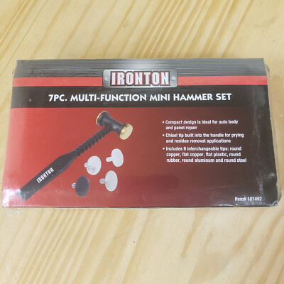 Ironton 7-Pc. Multi-Function Mini Hammer Set with 6 Interchangeable ...