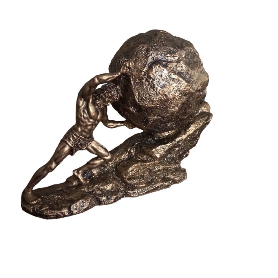 Sisyphus Statue, Greek Mythology, Sisyphus pushing the Eternal Rock (11 ...