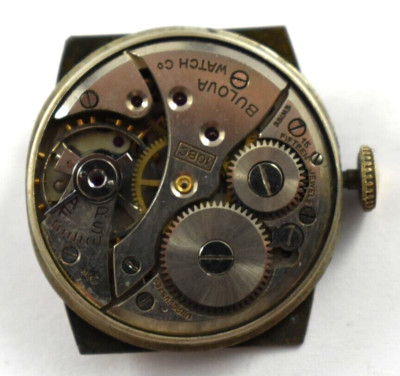Vintage Bulova Manual Wind 15J 10BC Wrist Watch Movement lot.wk | eBay