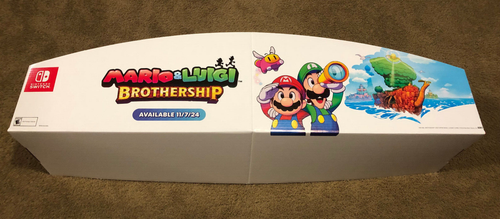 Nintendo Mario & Luigi Brotherhood Store Promo Movie Header Display ...