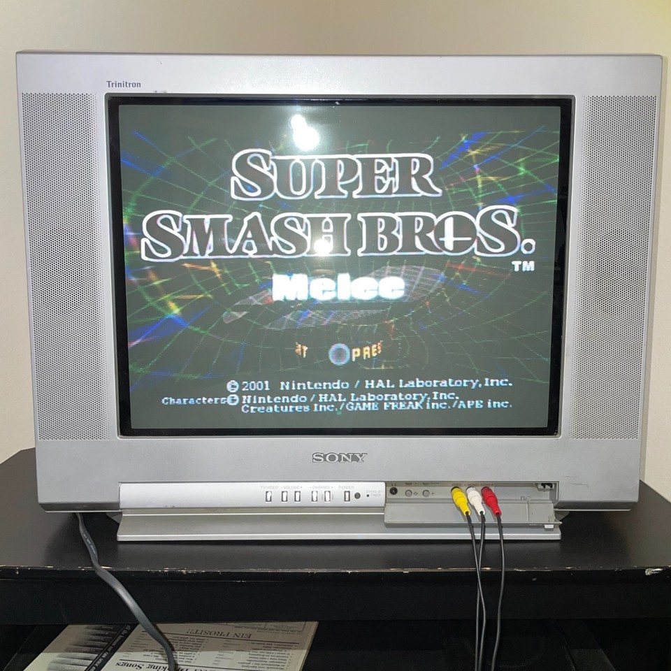 Sony Trinitron 20" CRT TV Model KV-20FS100 Silver Flat Screen Component ...