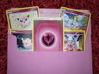 Pink Envelope - Fairy Type Pokemon Card Set! - Near Mint - Pokemon TCG ...
