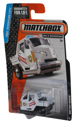 Matchbox MBX Adventure City (2014) White Police Meter Made Car 2/120 | eBay