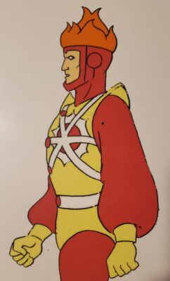 Firestorm Animation Production Cel From Superfriends Batman Wonder ...