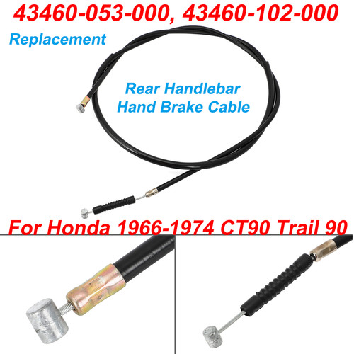 Rear Handlebar Hand Brake Cable Wire For Honda 1966-79 CT 90 Trail ...