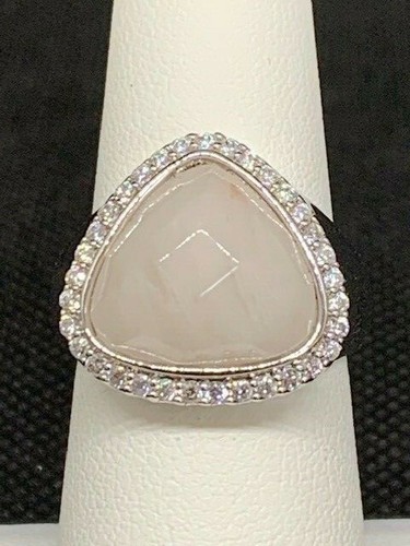 RS Covenant Designer Silver Rhodium Sparkling Cubic Zirconia Ring Size ...