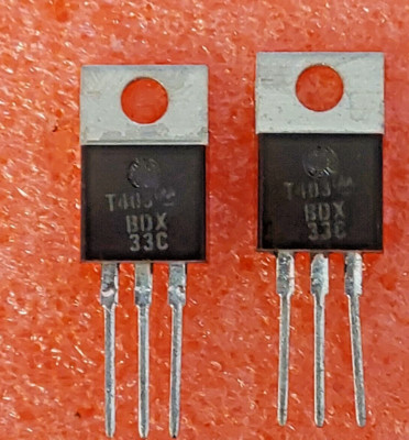 1Pcs BDX33C NPN POWER TRANSISTORS 10A 100V 60W TO220 Motorola | eBay