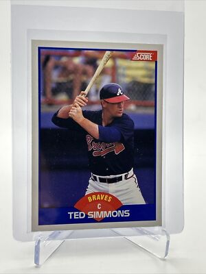1989 Score Ted Simmons Baseball Card #611 Mint FREE SHIPPING | eBay