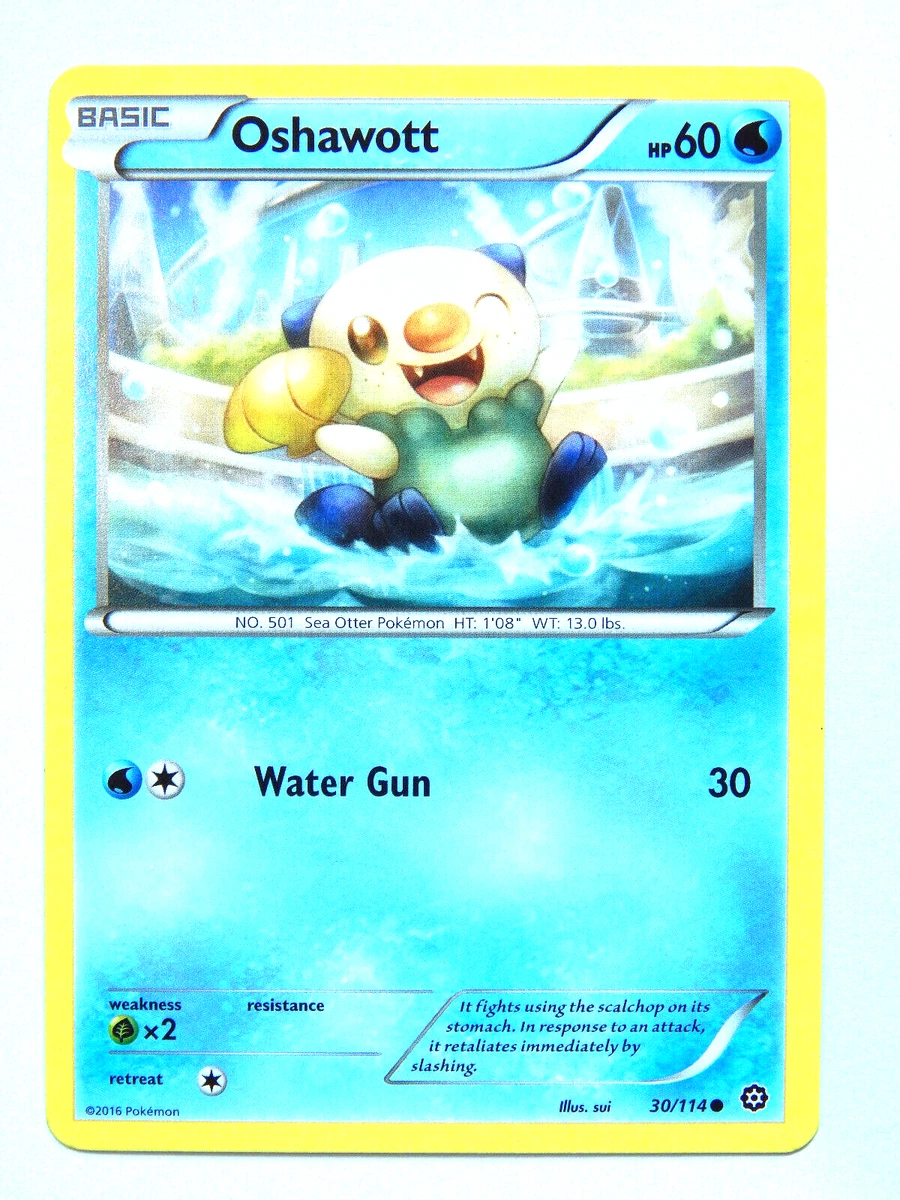 Pokemon Oshawott Ex Card