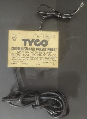 Vintage Tyco Model Railroad Train Hobby Transformer 899B for HO Scale ...