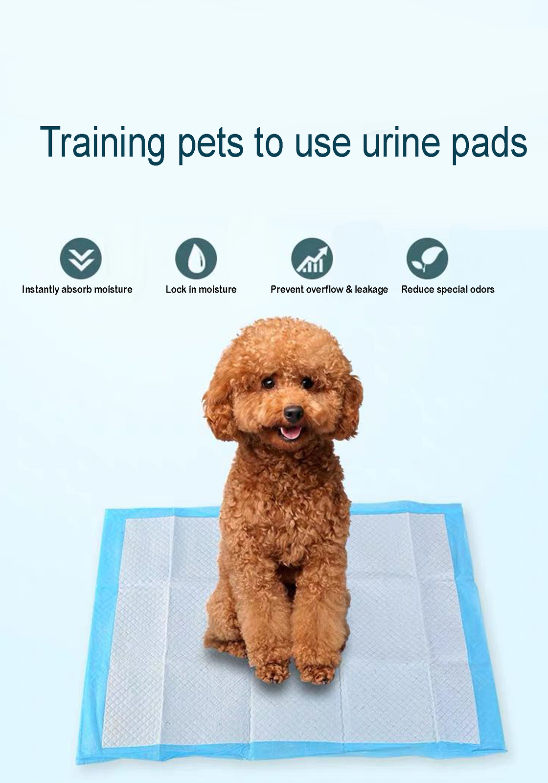 100Pcs/Set Puppy Training Trainer Train Pads Toilet Pee Wee Poo Dog Pet ...