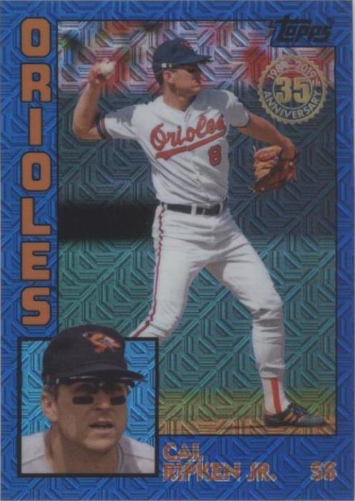 2019 Topps Silver Pack - 1984 Topps Baseball Cal Ripken #T84-50 Blue ...