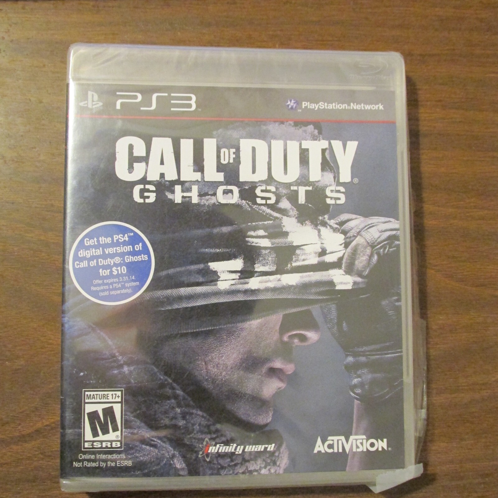 CALL OF DUTY GHOSTS~2013 NEW SEALED PLAYSTATION 3 PS3 GAME~RATED M~USA ...