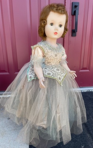 Madame Alexander Doll Mary Ellen, Vintage Walker Doll W/ Handmade Dress ...