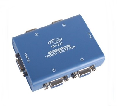 NM-R41 VGA(RGB) 1 (input): 4 (output) monitor splitter, cascade, DDC ...