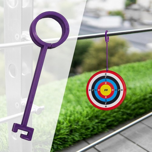 10 Pieces Clay Target Holders Shooting Target Stand Hanger for Kids ...