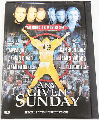 Any Given Sunday ( DVD - 1999 - Rated R ) Jamie Foxx & Al Pacino ...