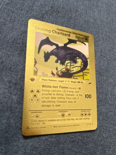 Shining Charizard 1st Edition - Gold Foil, Pokemon Card | eBay