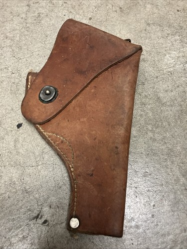 SMITH AND WESSON “MODEL 10” .38 LEATHER HOLSTER | eBay