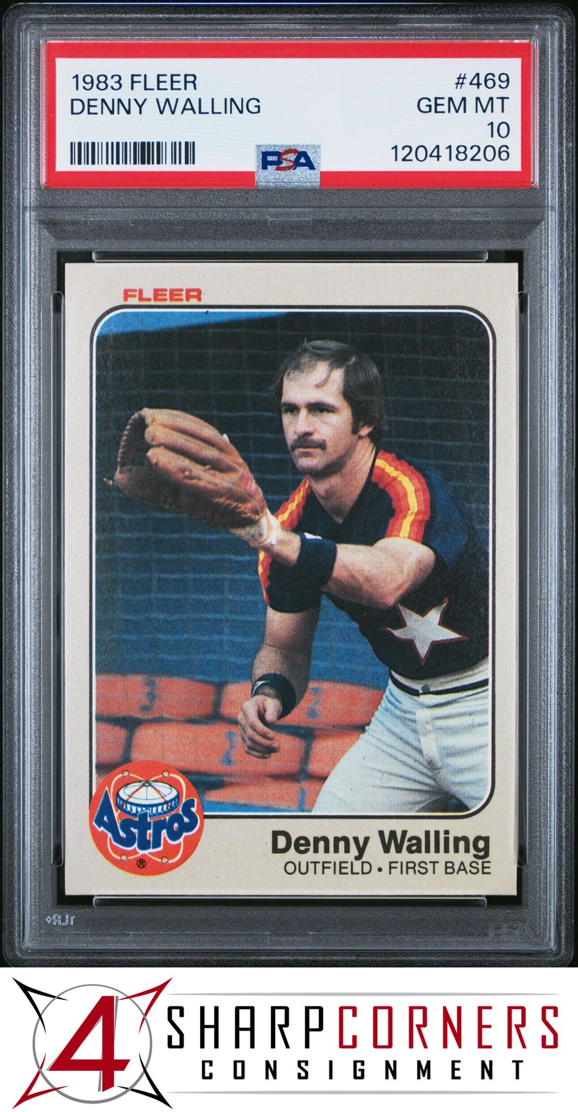 1983 FLEER #469 DENNY WALLING ASTROS PSA 10 | eBay