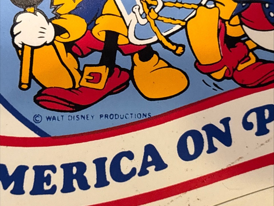 Vintage Walt Disney Mickey Mouse America On Parade Sticker | eBay