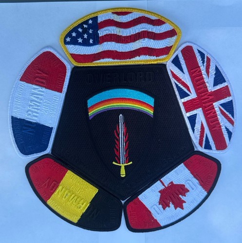 BSA 2017 Normandy Overlord Transatlantic Council Patch Lot Of 6 Utah ...