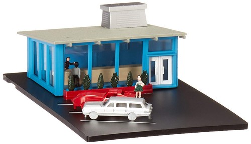 Trains - PLASTICVILLE U.S.A. BUILT-UP BUILDING - DRIVE-IN HAMBURGER ...