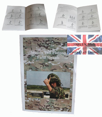 British Military Hand Signals Booklet - Official Section and Platoon ...
