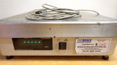 modular mailing systems MMS digital scale D2583 Toledo 100x0.02 Lb | eBay