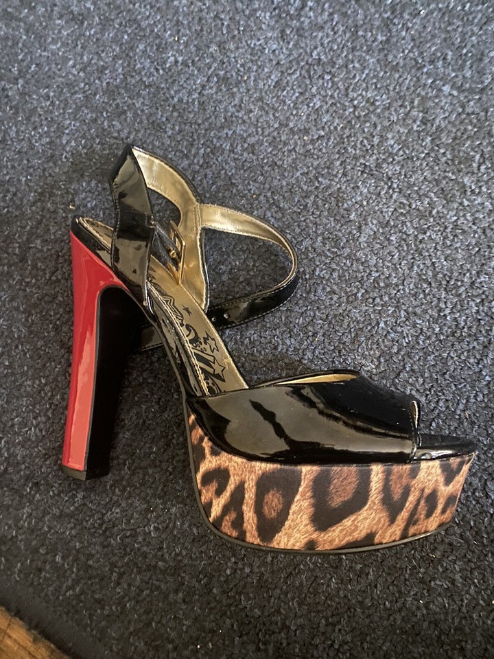 Brash Women’s Black/Red High Heels Size 8.5 | eBay