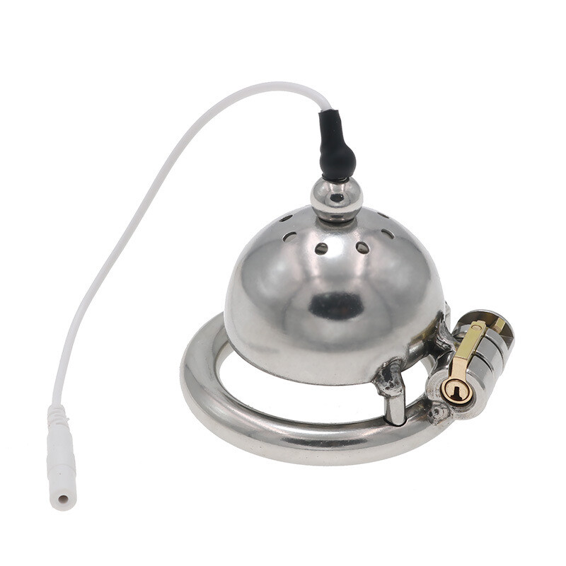 Metal Male E-stim Shock Chastity Cage accessory Ball Rings Binding For Men USA | eBay