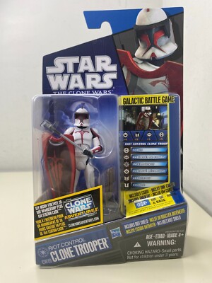 Star Wars Clone Wars CW49 RIOT CONTROL CLONE TROOPER 3.75" Action ...