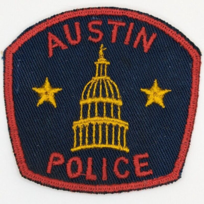 VINTAGE AUSTIN POLICE TEXAS TX POLICE PATCH (CHEESECLOTH BACKING) #1190 ...