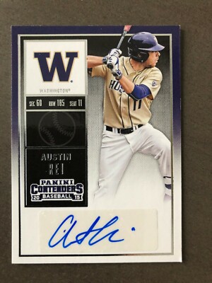 Washington Nationals AUSTIN REI autographed 2015 Panini - Certified | eBay