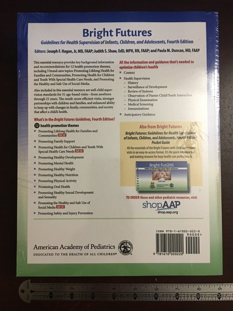 Bright Futures : Guidelines for Health Supervision of Infants, Children ...