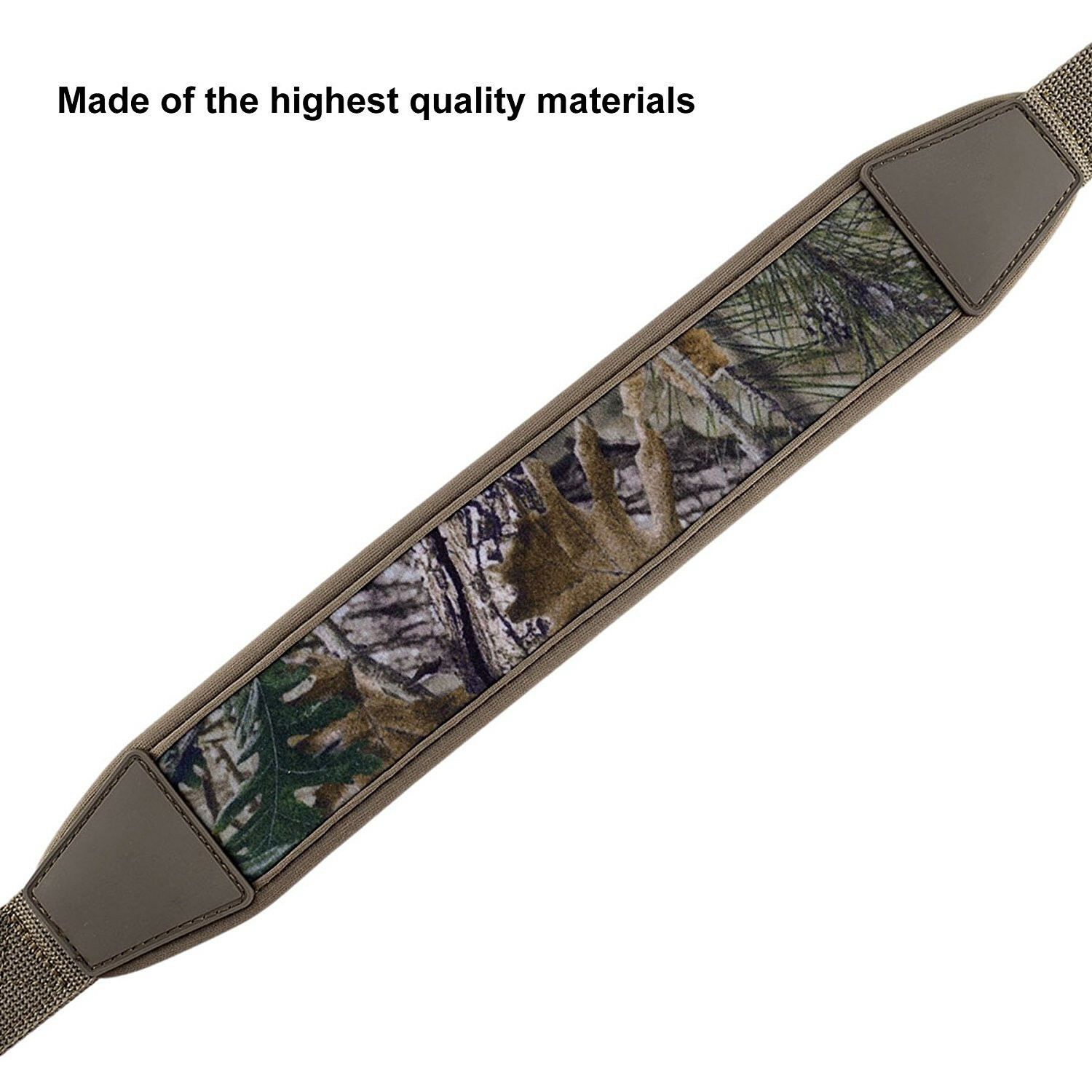 Rifle Gun Sling Camo Tan Adjustable Shoulder Strap with Swivels for ...