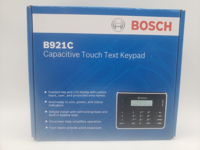 Bosch Security B921C Two Line Capacitive Keypad With Inputs for sale ...