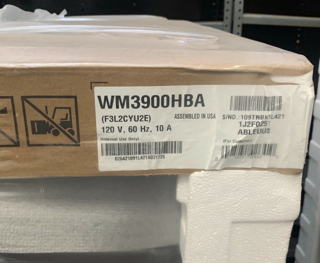 LG WM3900HBA 27 Inch Front Load Washer With Turbosteam Technology for ...