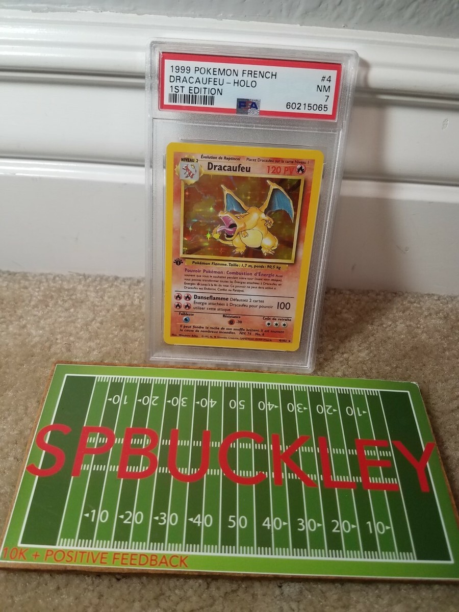 1st Edition Dracaufeu French Charizard 4 102 Pokemon Card