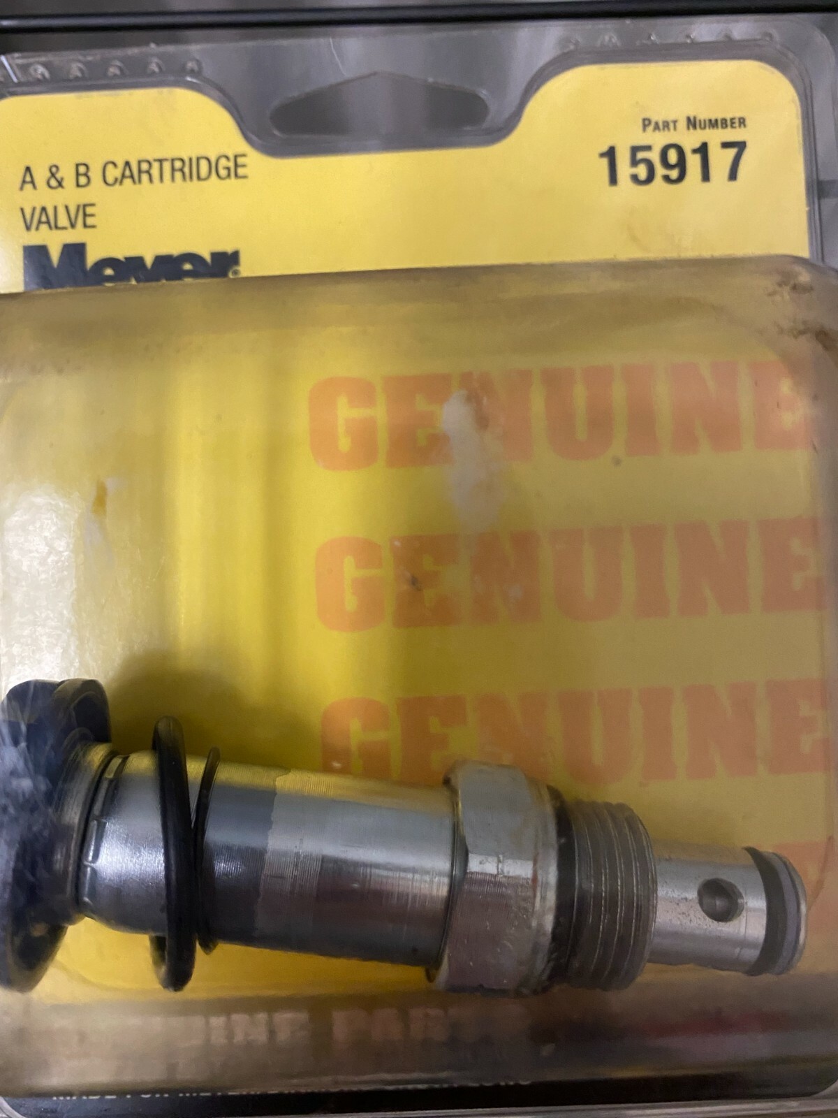 Genuine OEM Meyer 15917 a & B Cartridge Valve Plow for sale online | eBay