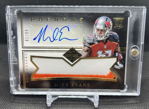 2014 Panini Limited Phenoms Mike Evans Patch RPA /99 Rc Tampa Bay ...