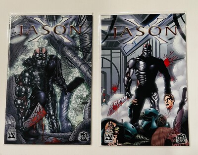 LOT OF 2 JASON X #1 SPECIAL WRAP & TERROR VARIANTS AVATAR 2005 NM/ NM ...
