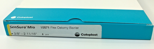5 Coloplast 10571 SenSura® Mio Flex Ostomy Barrier, 3/8" to 2 11/16 ...