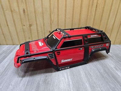 Rare Traxxas Summit Red 1/10 Scale Monster Truck Body Rc Part #16872 | eBay