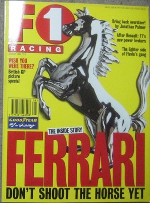 F1 Racing magazine August 1996 Issue 6 | eBay