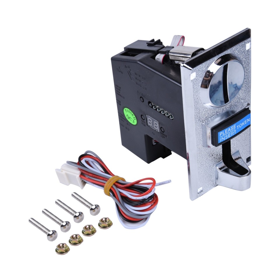 12V Multi Coin Token Acceptor Selector for Vending Machine Arcade Game ...