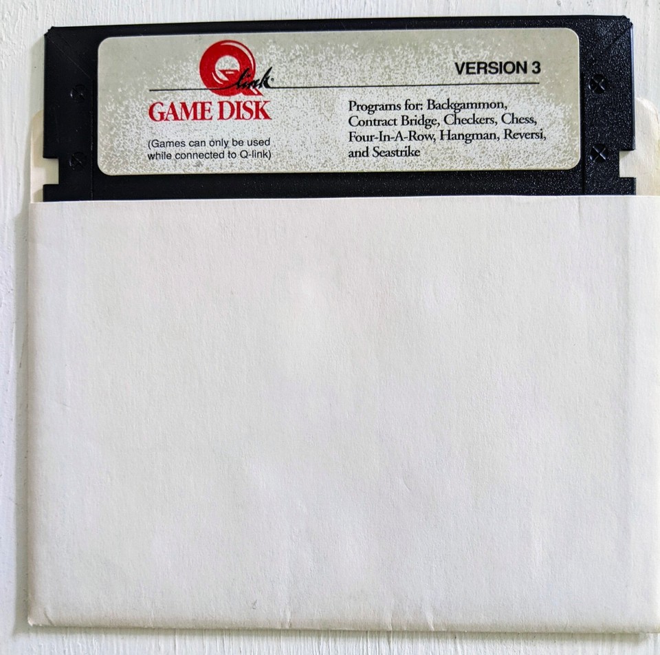 1987 Quantum Link, Pre AOL Collectible, Install Floppy Disk Set for ...